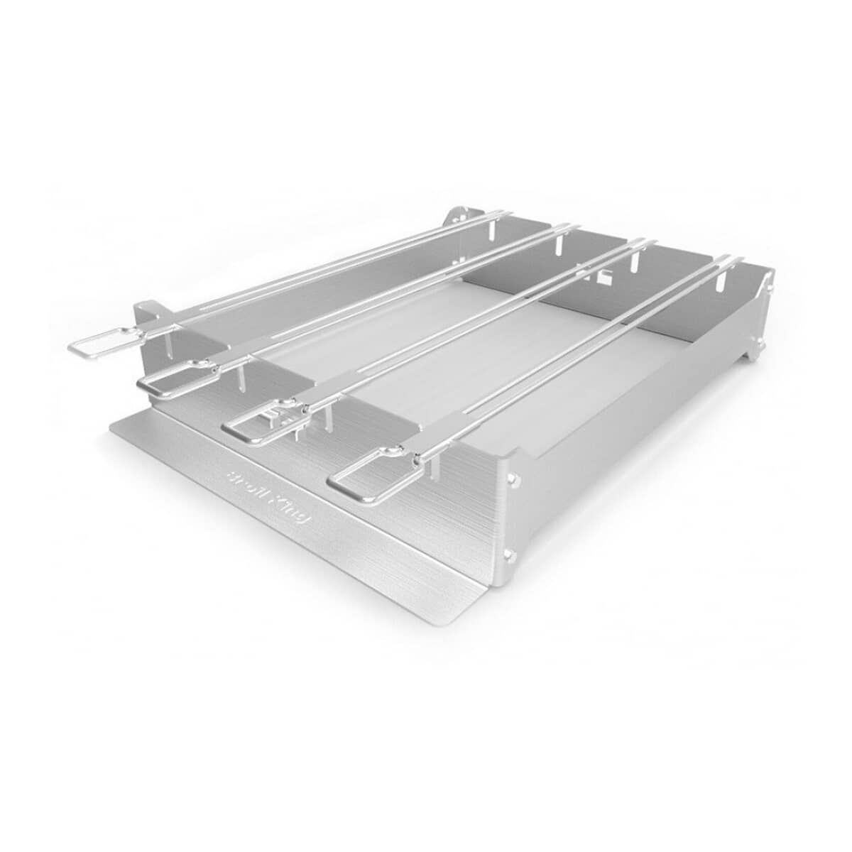 Broil King Narrow Kebab Rack - includes 4 Dual Prong Skewers (69138 ...