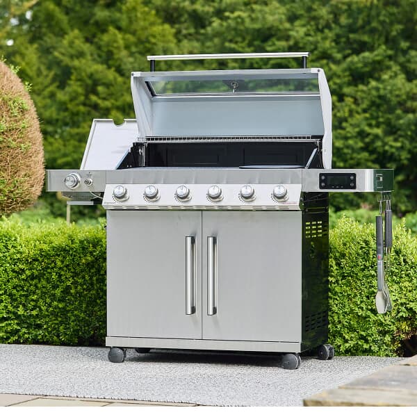 GrillStream Gourmet 6 Burner Hybrid Smart Gas Barbecue New for 2024 ...
