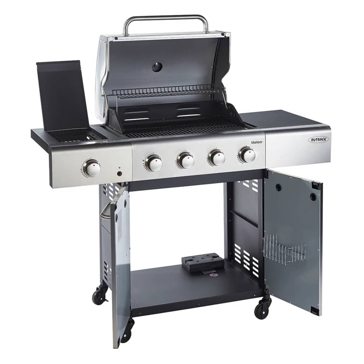 Outback Meteor 4 Burner Stainless Steel Barbecue - OUT370962 (OUT370962 ...