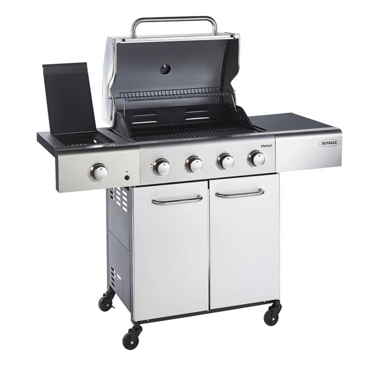 Outback Meteor 4 Burner Stainless Steel Barbecue - OUT370962 (OUT370962 ...