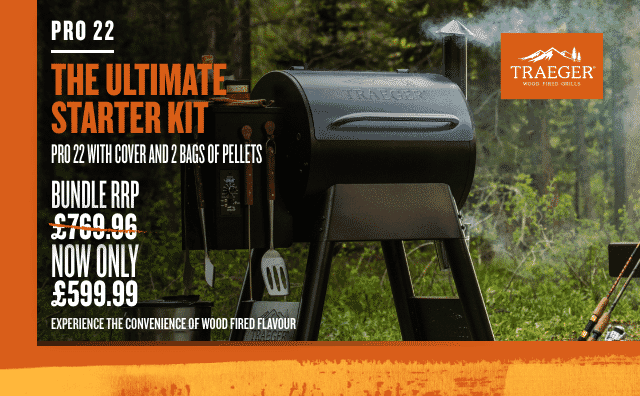 Traeger Pro 22 Wood Pellet Grill with Free Cover and Pellets (TFB57PUB ...