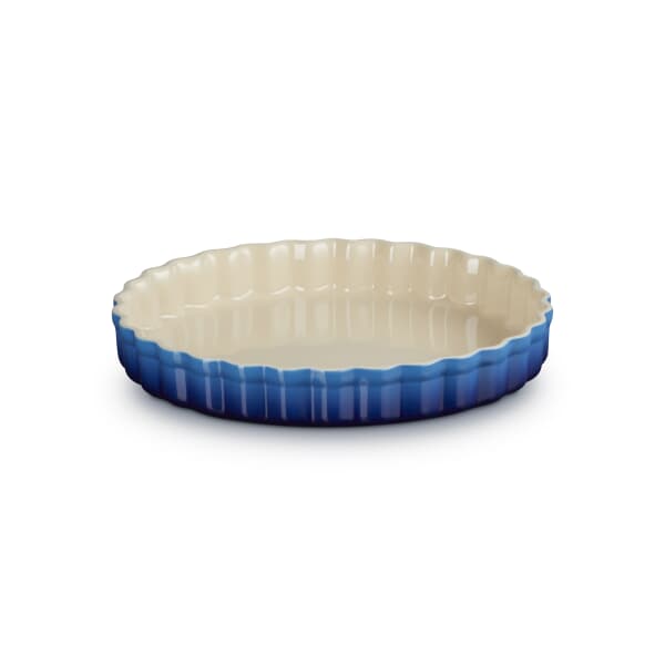Le Creuset Stoneware Fluted Flan Dish Azure Blue - (71120242200001 ...
