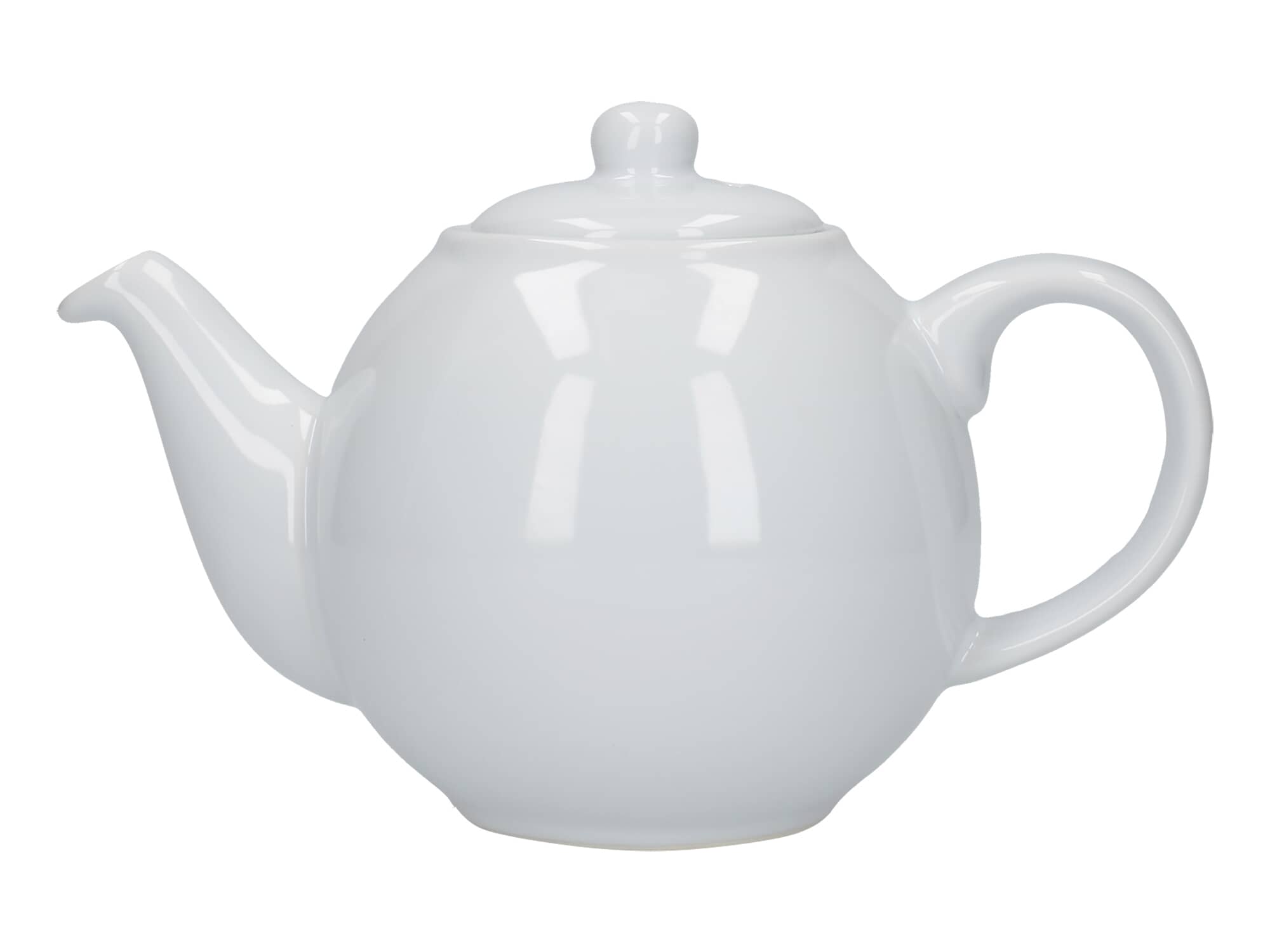 London Pottery Globe 6 Cup Teapot White LP30110 eCookshop