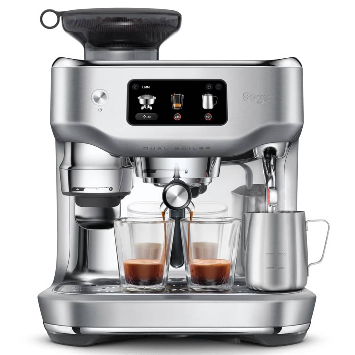 Sage the Oracle Dual Boiler Coffee Machine Stainless Steel ...