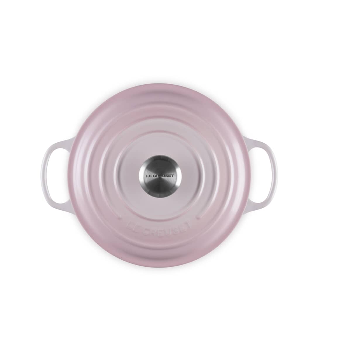 Le Creuset Signature Cast Iron 24cm Sauteuse Shell Pink ...
