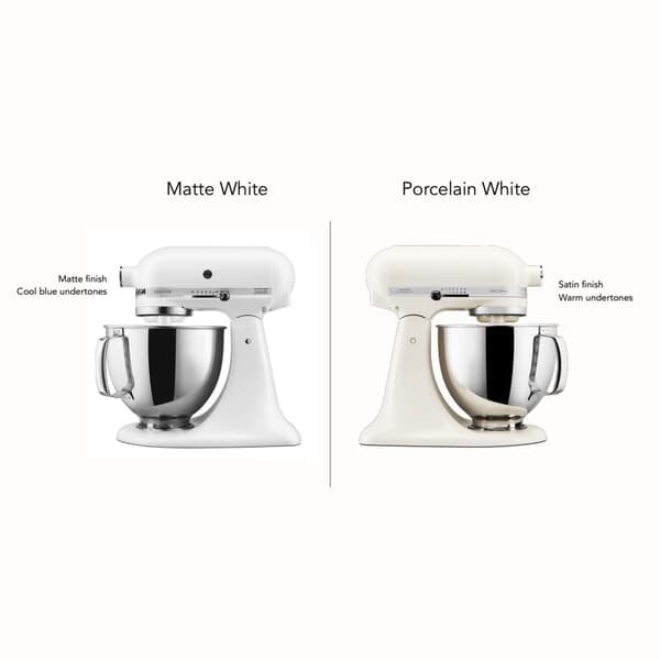 KitchenAid Artisan 4.8L Mixer Porcelain White (5KSM125BPL ...
