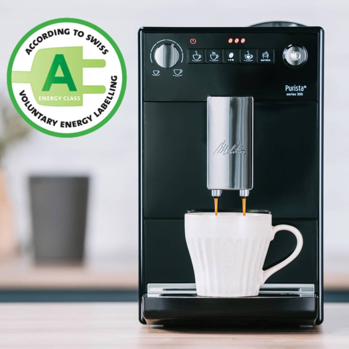 Melitta Purista Fully Automatic Coffee Machine Black (F230-102 ...
