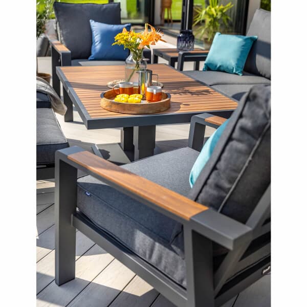 Hartman Asher 3 Seat Casual Lounge Set with Height Adjustable Table ...