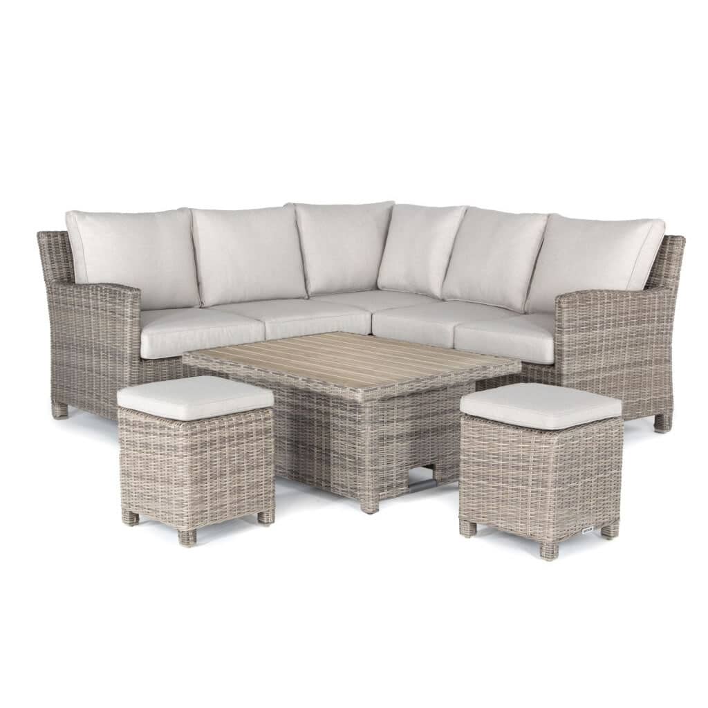 Kettler Palma Signature Mini Corner Sofa Set Oyster without Table ...