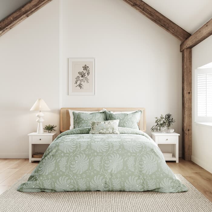 Sanderson Mapperton Sage - JustLinen