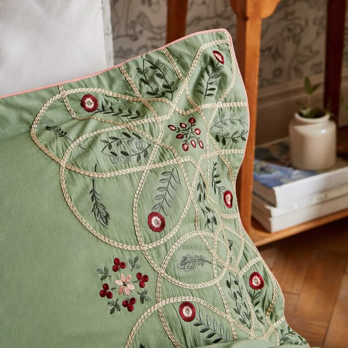 William Morris Brophy Embroidery - JustLinen