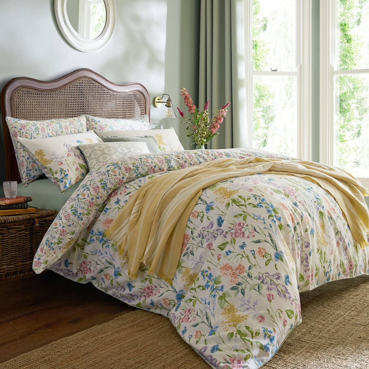 Laura Ashley Elston Garden Multi - JustLinen